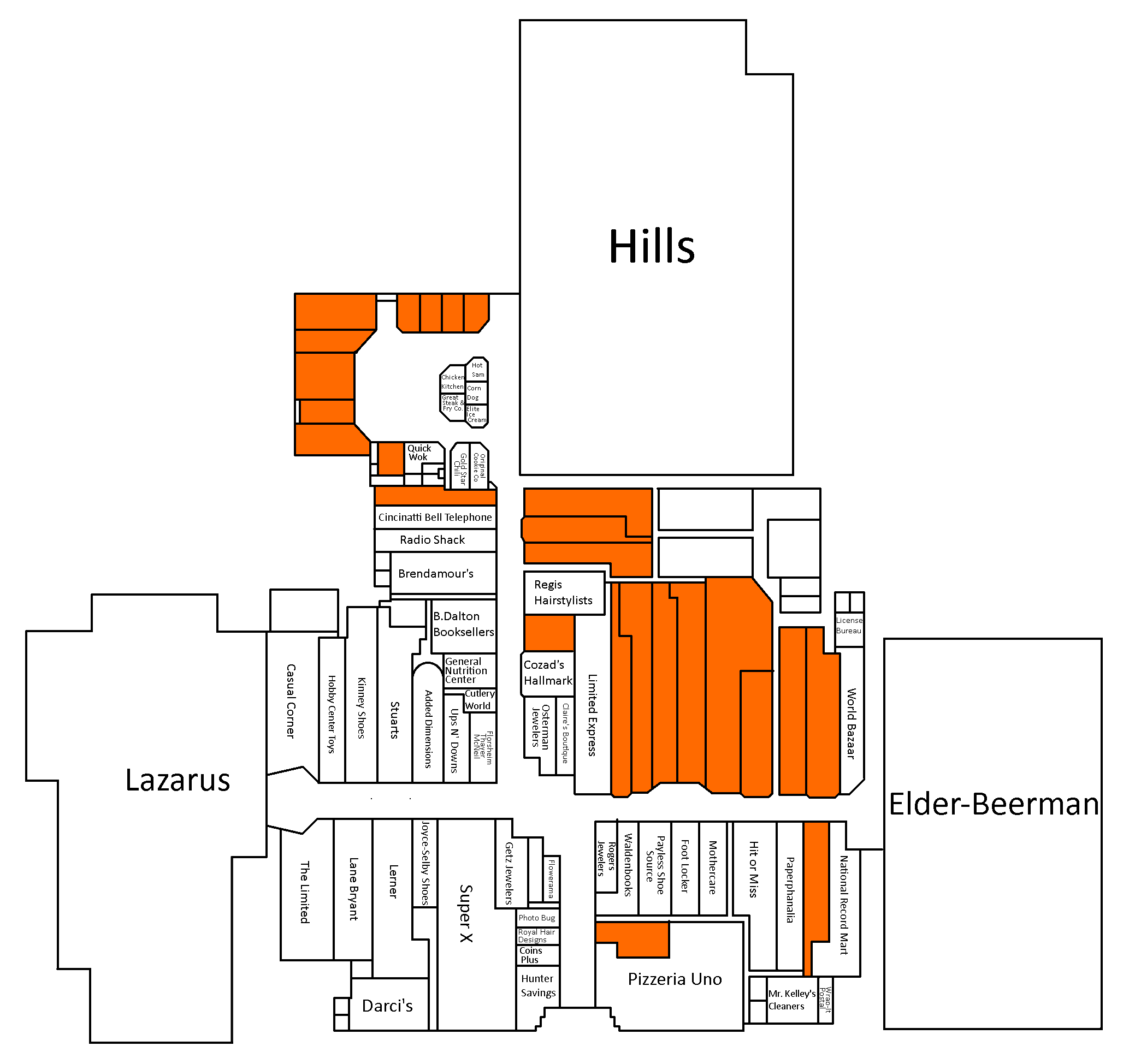 Beechmont Mall - Cincinnati, OH - 1989